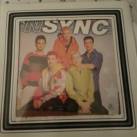 NSYNC | Wall Decor | Vtg 9s Nsync Boy Band Framed Glass Print In ...